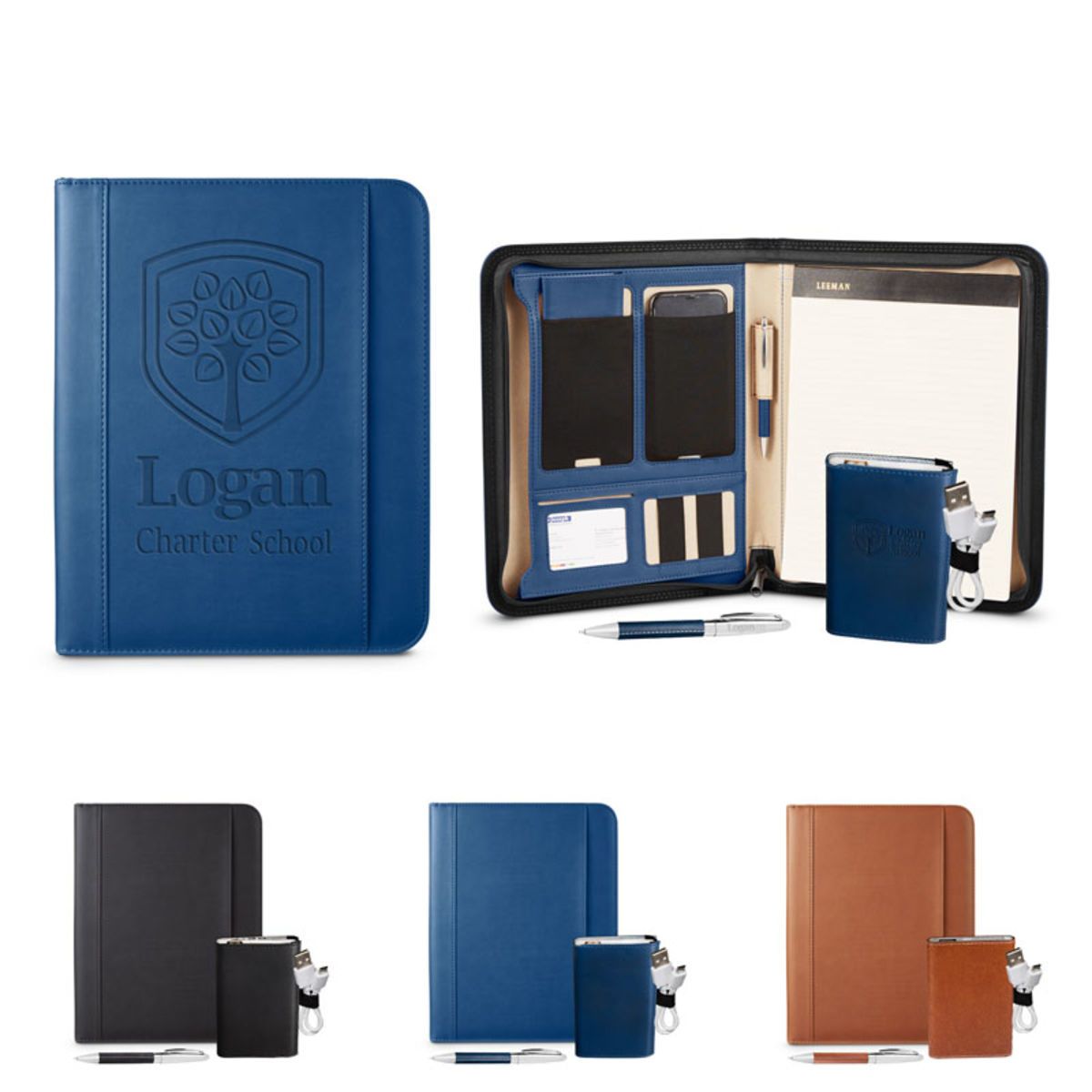 Tuscany mobile portfolio power bank pen set | Coggins Promo