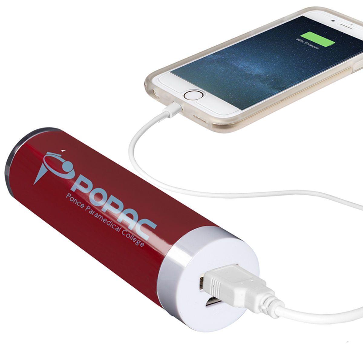 Promotional Micro-cylinder power bank - ul certified Personalized With ...
