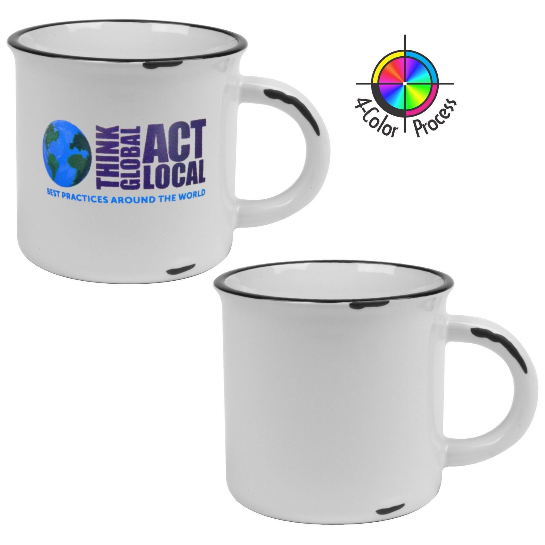 Promotional 15 oz vintage western mug Personalized With Your Custom Logo