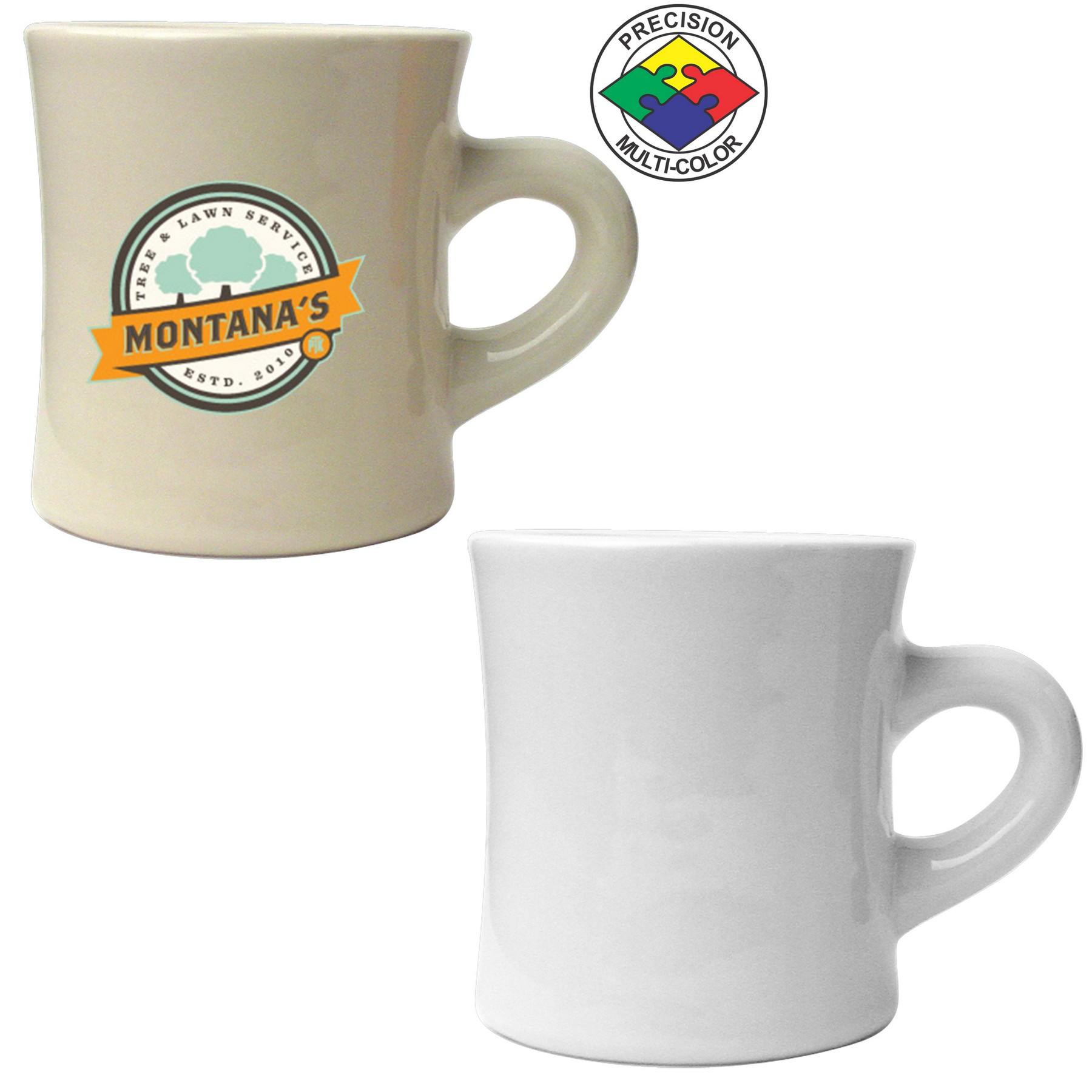Promotional 10 oz. vitrified diner mug Personalized With Your Custom Logo