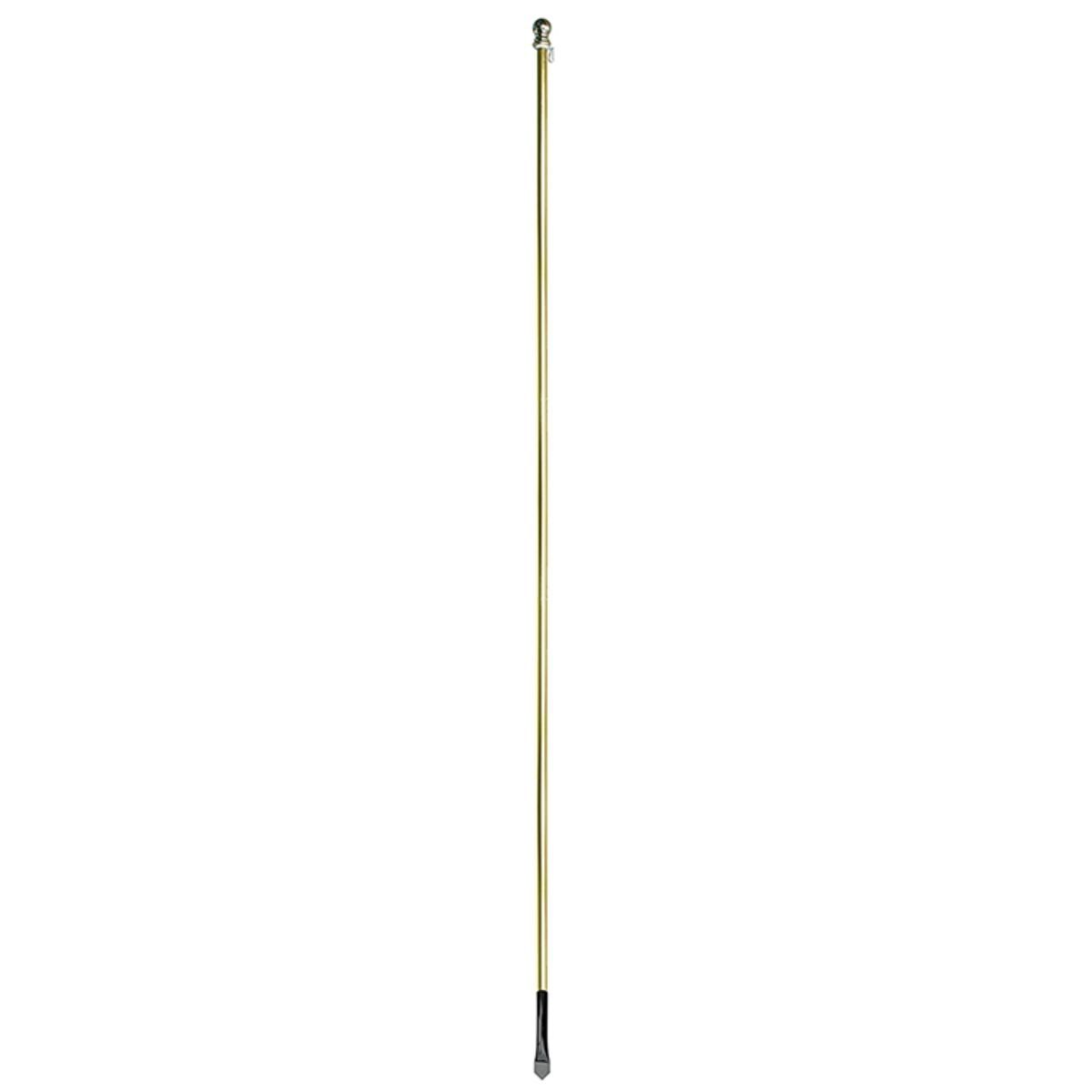 10' gold aluminum display pole | Corporate Specialties