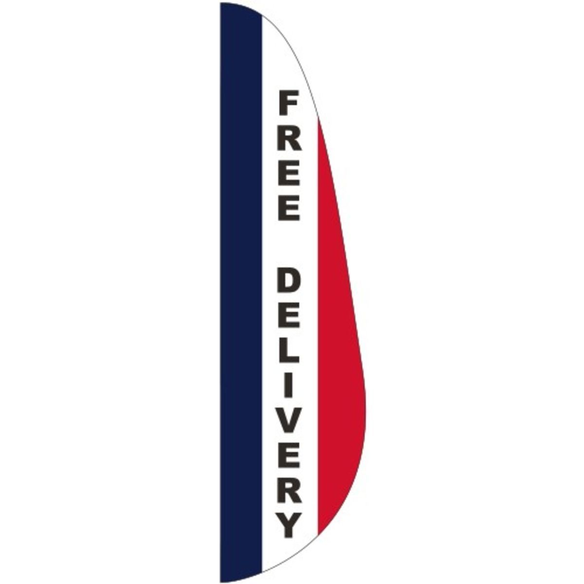 Promotional Free Delivery 3 X 12 Message Feather Flag Personalized 