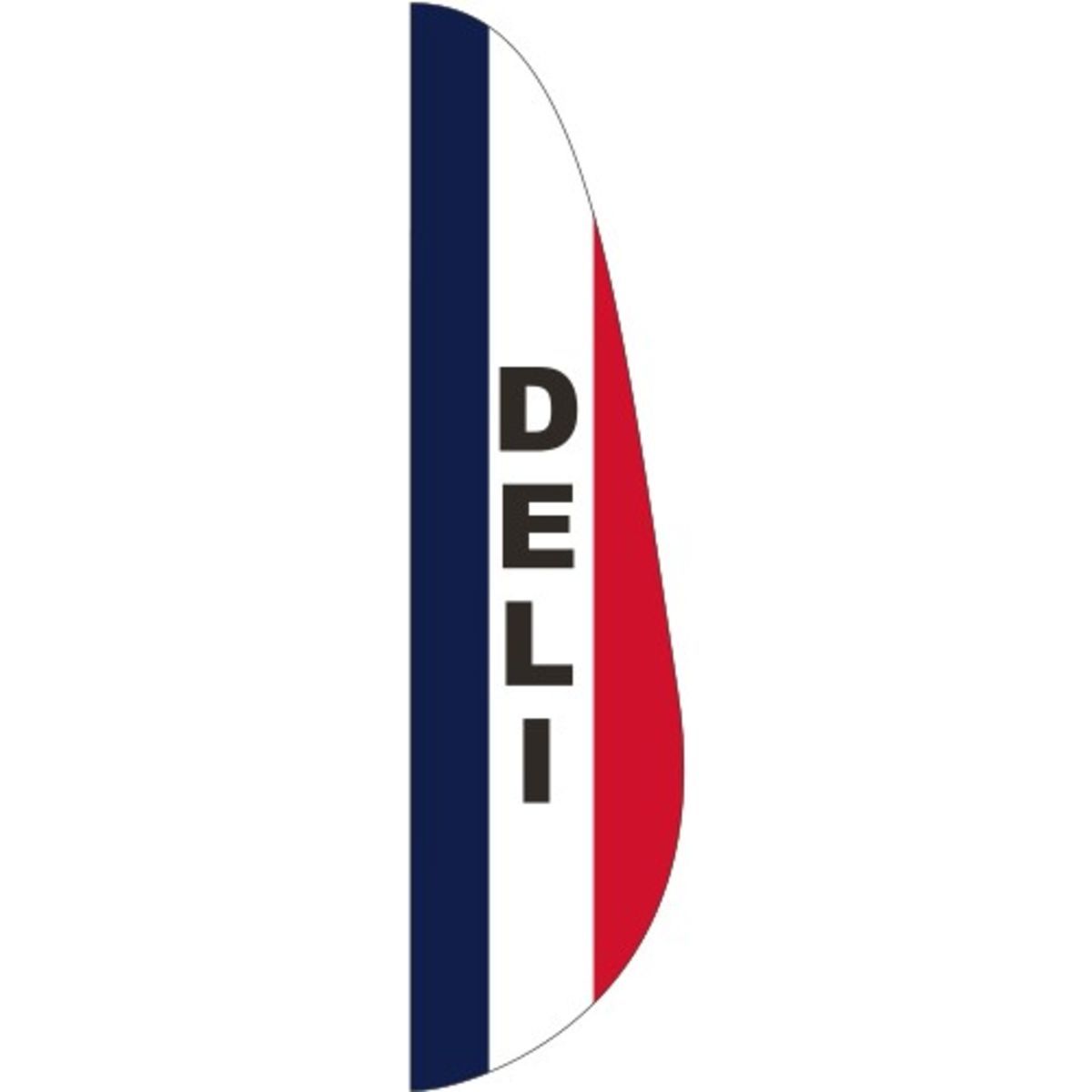 Deli 3 X 12 Message Feather Flag Corporate Specialties