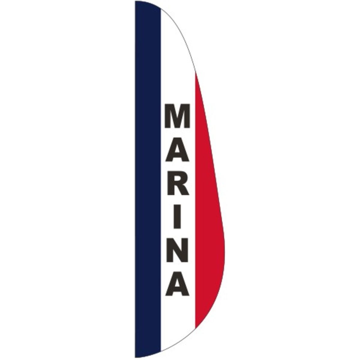 Marina 3 X 12 Message Feather Flag Swagbox