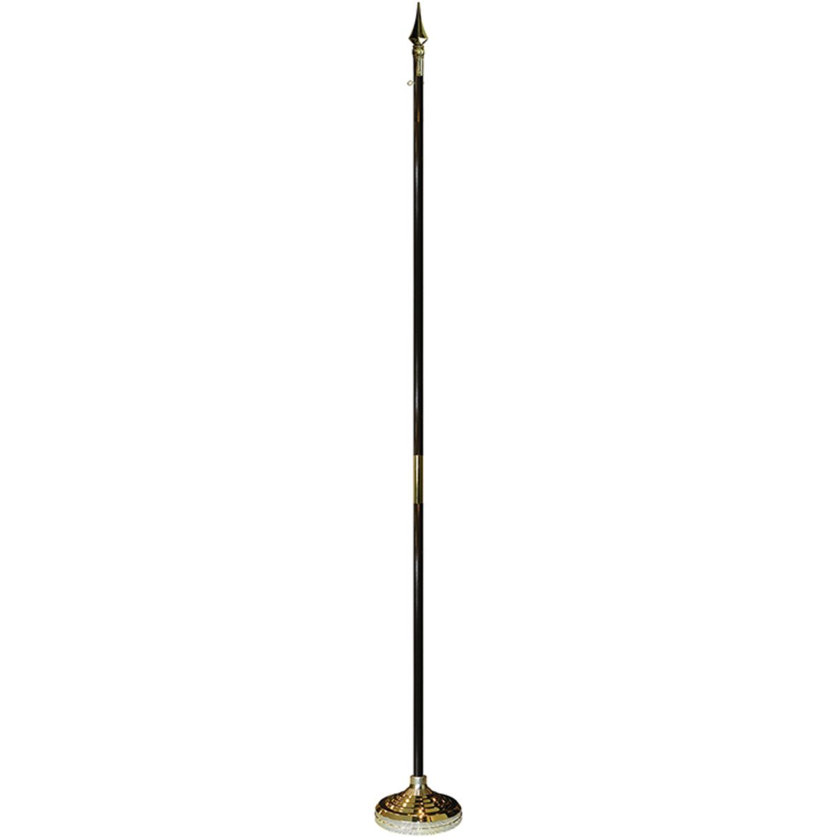 7' oak pole indoor mounting set with spear top | Swagbox