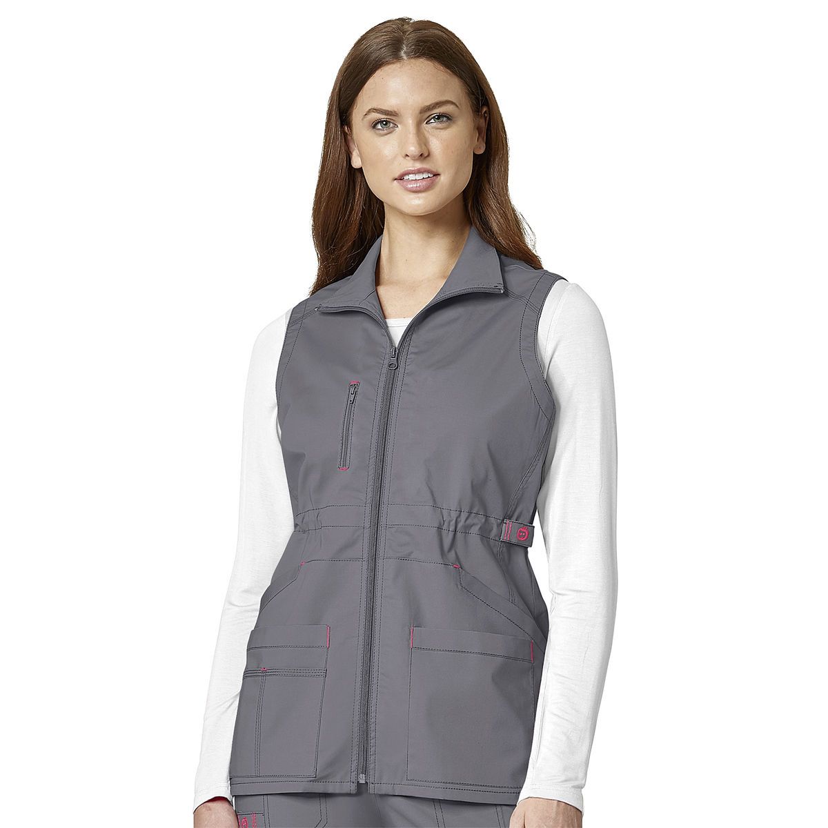 Promotional Wonderwink - wonderflex - women's utility zip fashion vest ...