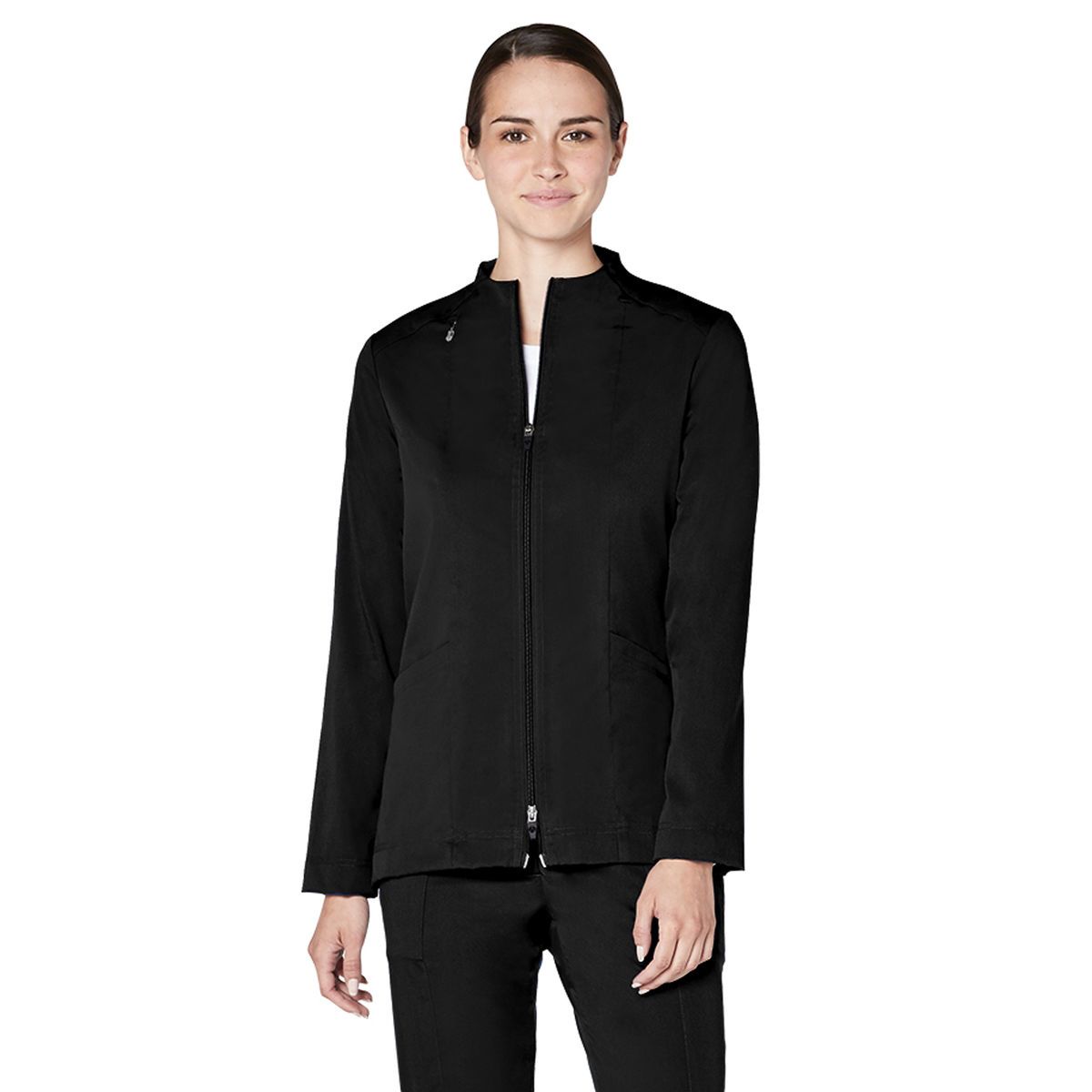 Adar pro women's tailored funnel neck jacket | Vertika Promos