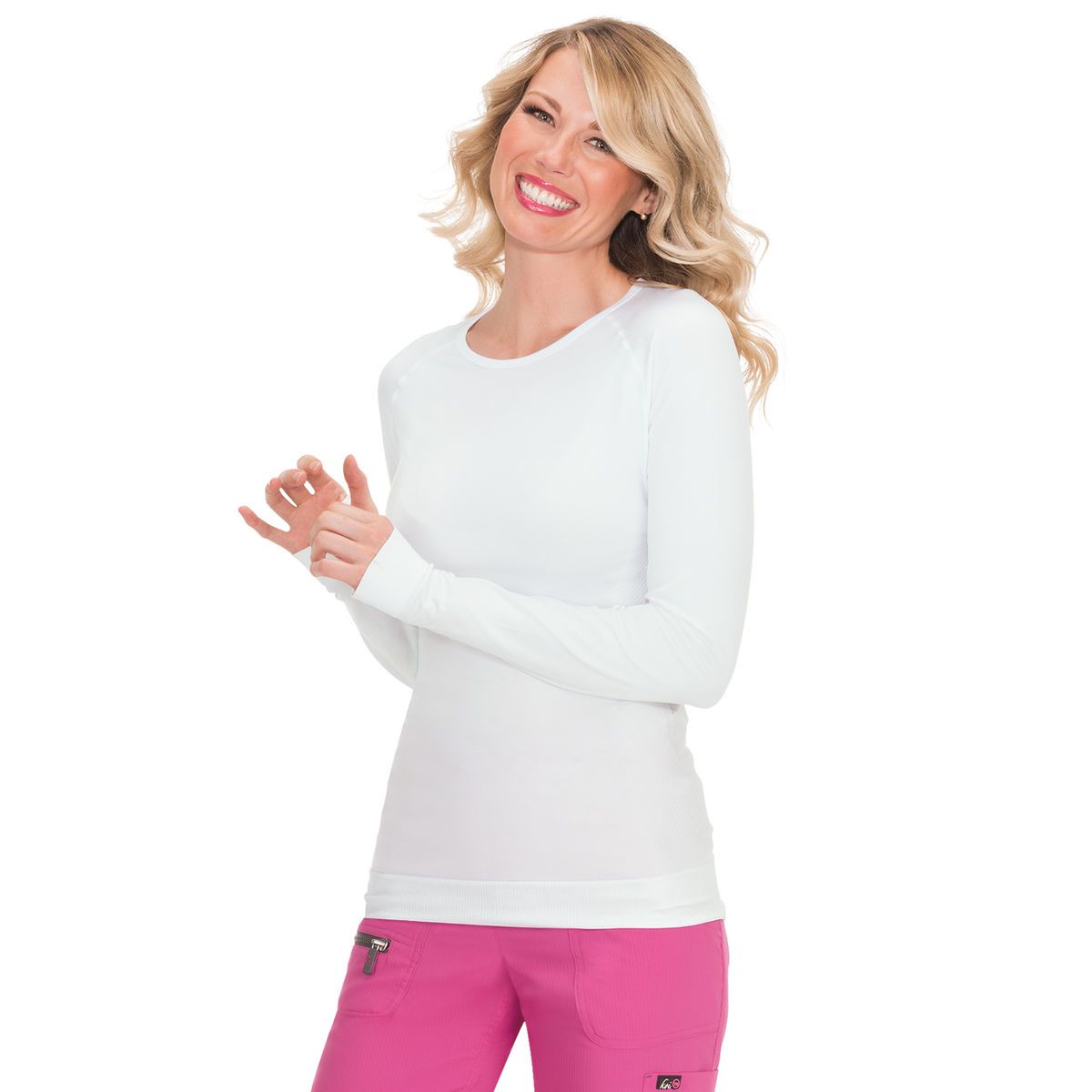 Promotional Koi - lite - women's rib knit texture underscrub tee ...