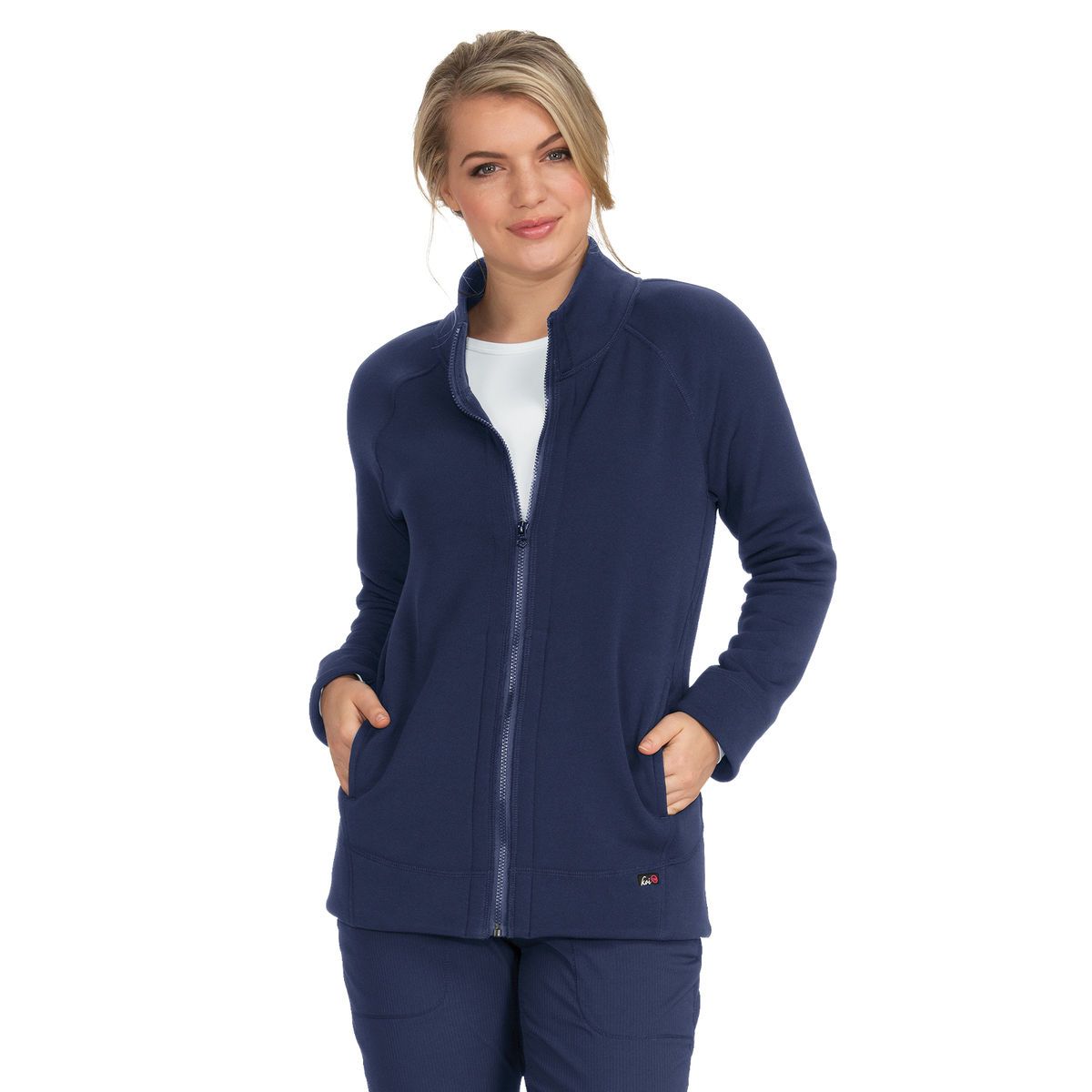 koi - Lite - Women's 2-Pocket Super Soft Fleece Wellness Jacket | Order ...