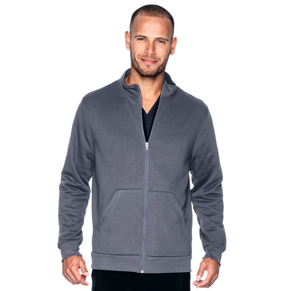 Promotional Urbane performance tailored fit strtch 2-pkt zip-front ...