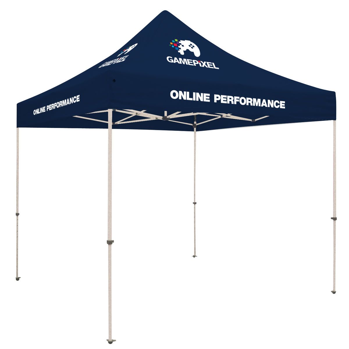 10' standard tent kit (full-color imprint, 4 locations) | Inkmule