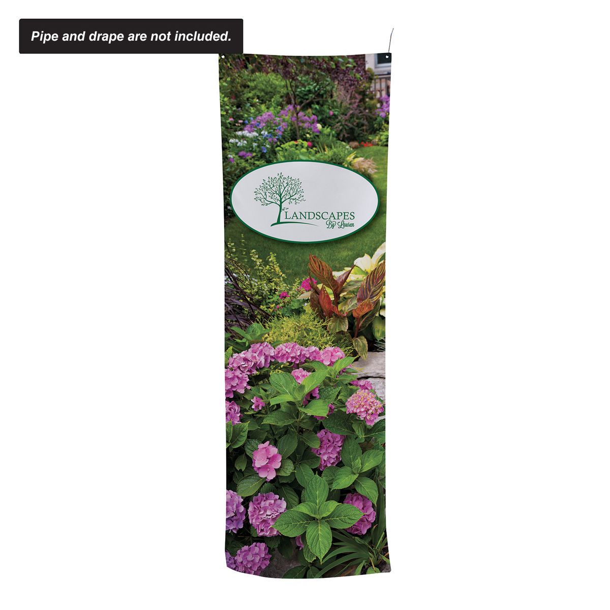 24w x 72h pipe and drape banner kit | Inkmule