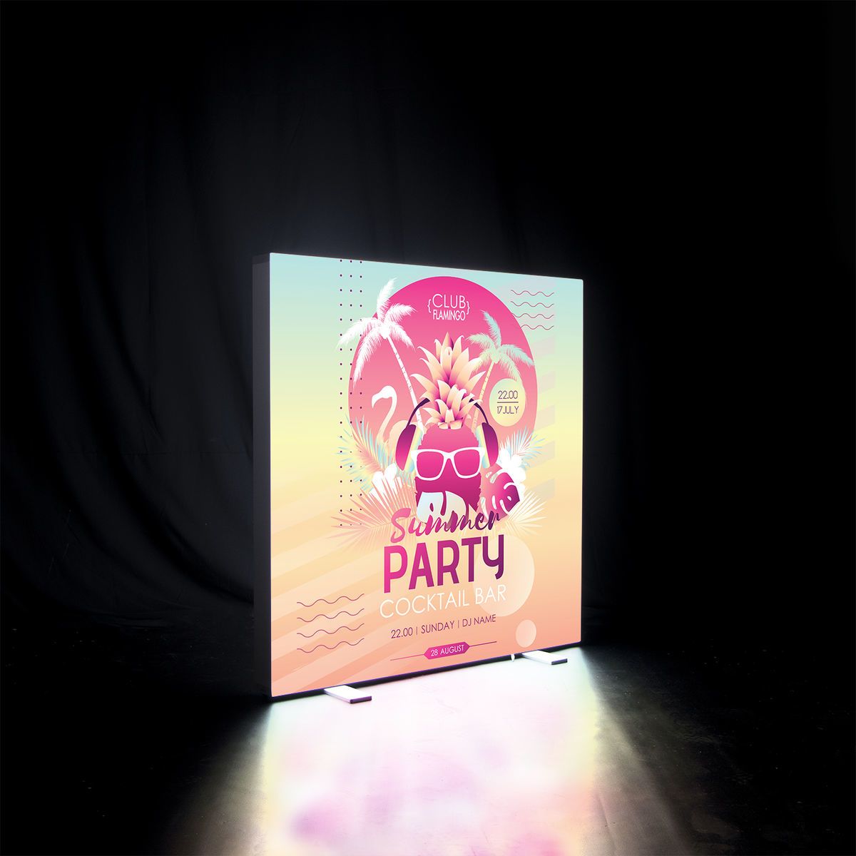 4' x 4' fusion glo display kit | Inkmule