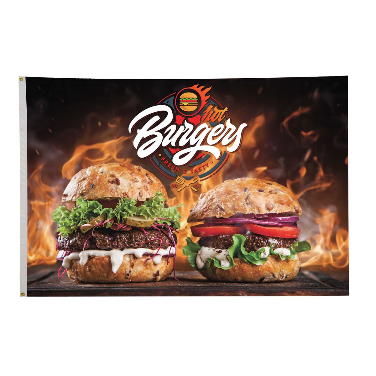 5' x 8' polyester flag single-sided | Inkmule