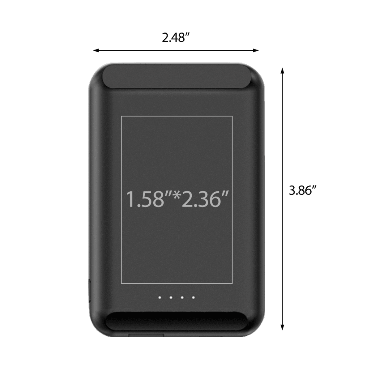 Promotional Dion 10000mah Power Bank With Built in Cable Personalized