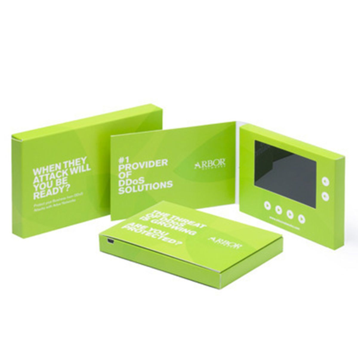 Promotional 2.4'' custom video brochure Personalized With Your Custom Logo