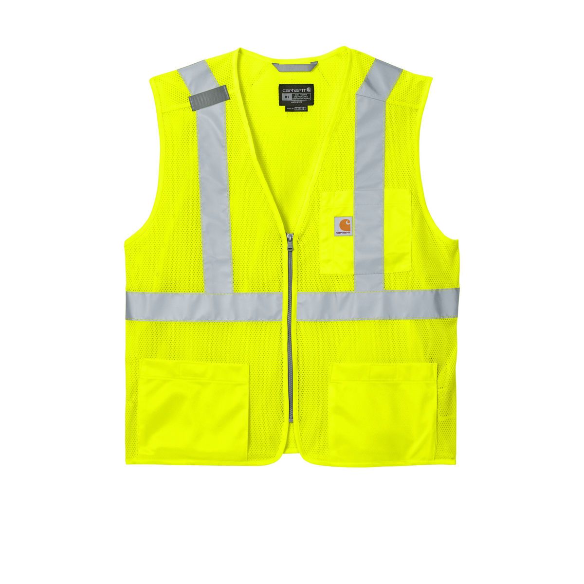 Carhartt ANSI Class 2 Mesh Zip-Front Vest CT106171 | Order Swag