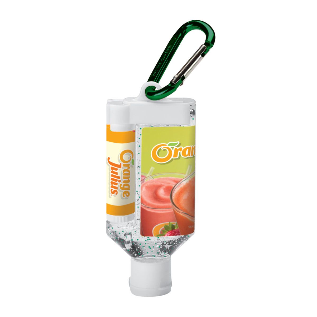 1.9 oz duo bottle single color moisture bead sanitizer lip balm ...