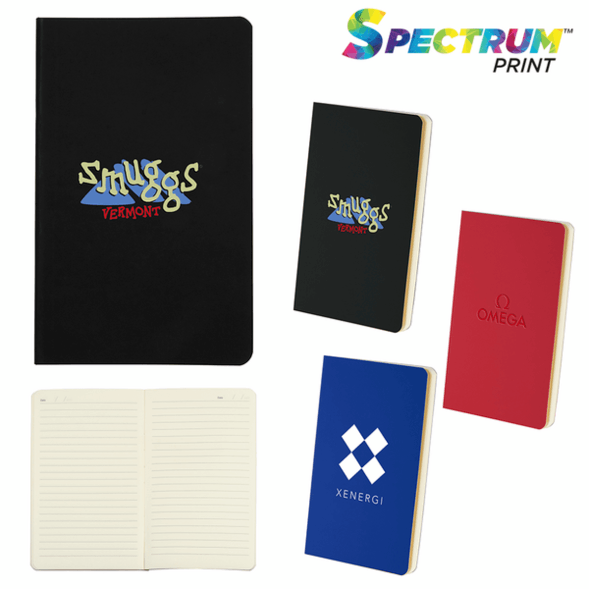 Soft touch notebook | SWAGBOX.COM