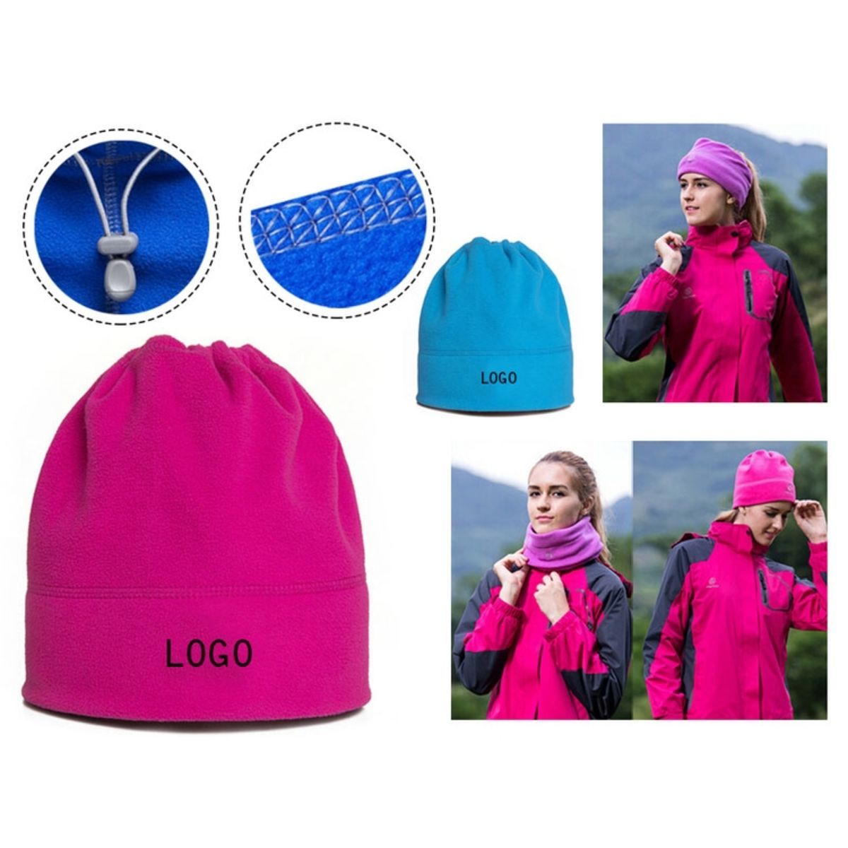 Promotional Pjk17034 - custom multifunction beanie (hatcap ...