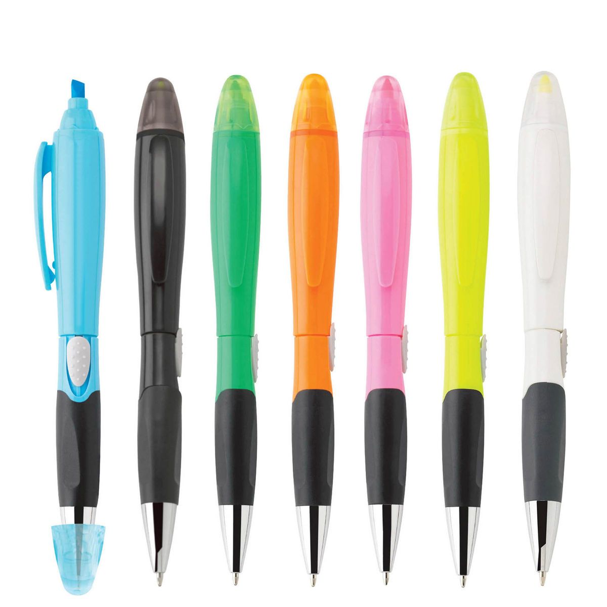 Promotional Blossom ballpoint pen/highlighter Personalized With Your ...