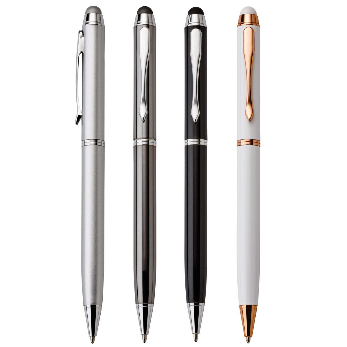 Promotional Theo ballpoint pen/stylus Personalized With Your Custom Logo