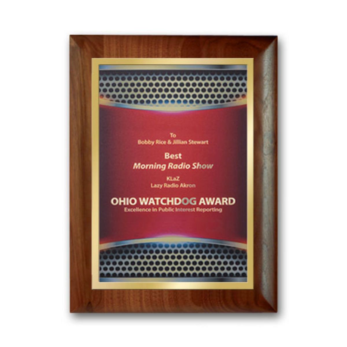 Spectraprint™ plaque - rolled edge gold | Inkmule