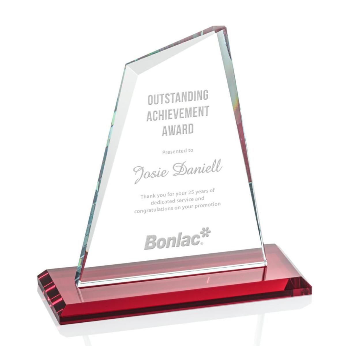 Promotional Summit award - red Personalized With Your Custom Logo