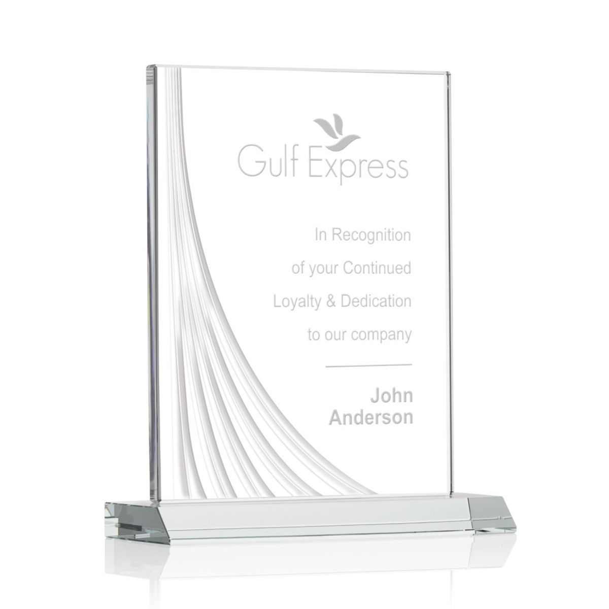 Leighton liquid crystal™ award - clear | Inkmule