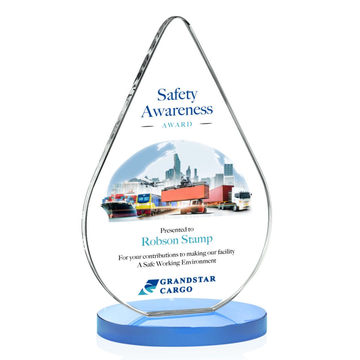 Glenhazel vividprint™ award - sky blue | Inkmule