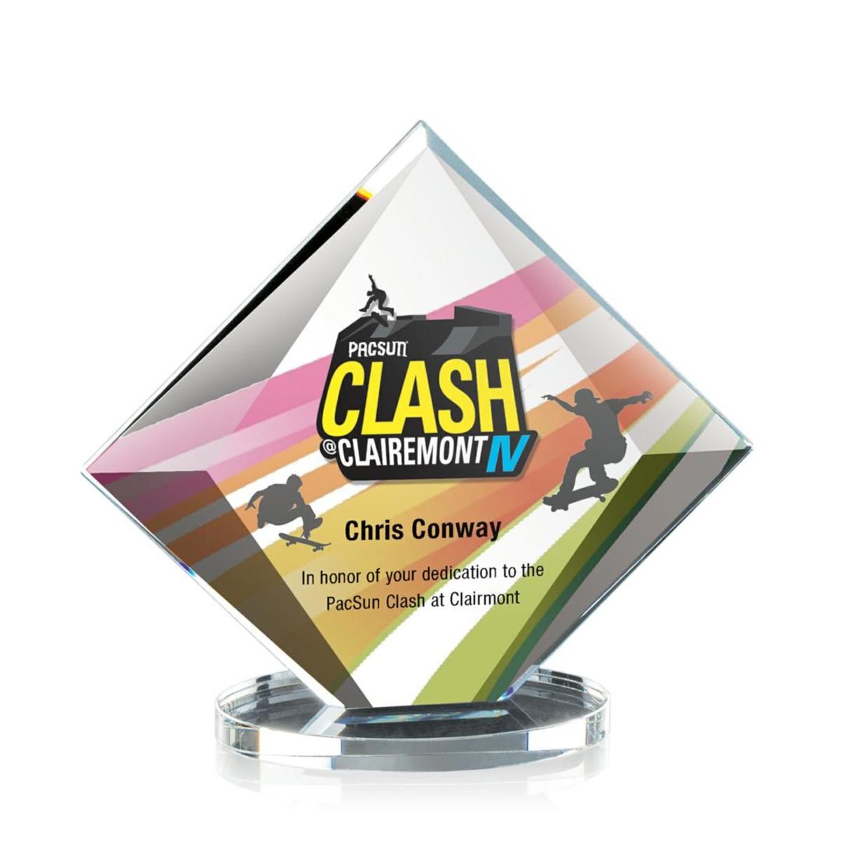 Promotional Teston vividprint award - clear Personalized With Your ...