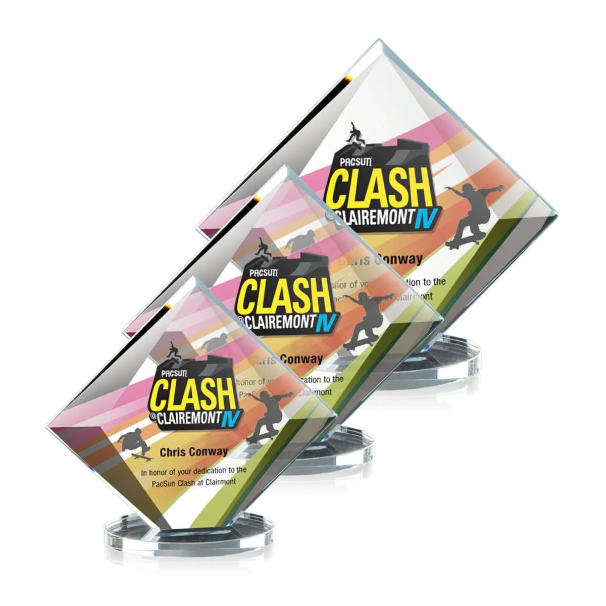 Promotional Teston vividprint award - clear Personalized With Your ...