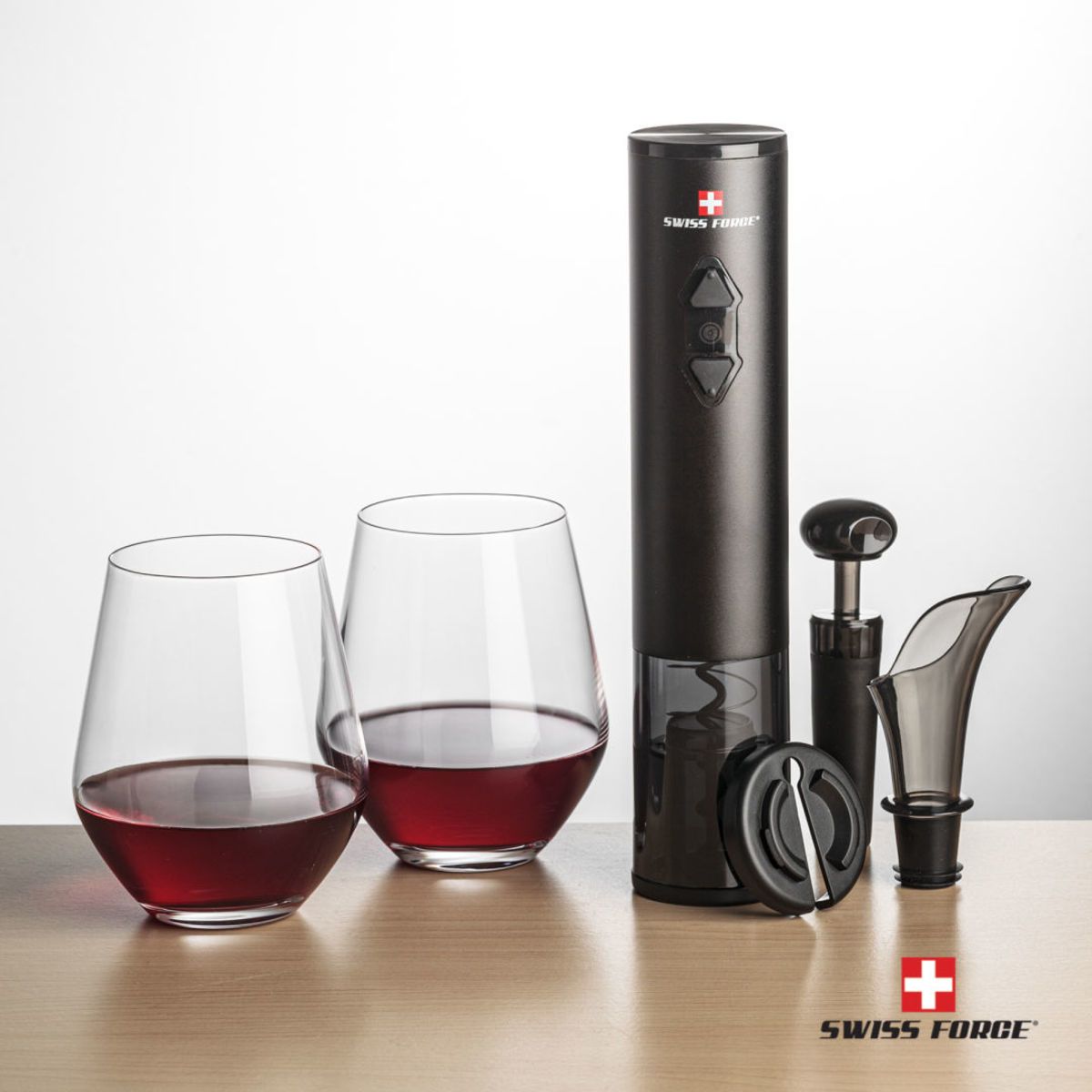 Swiss force opener set reina stemless wine | Inkmule