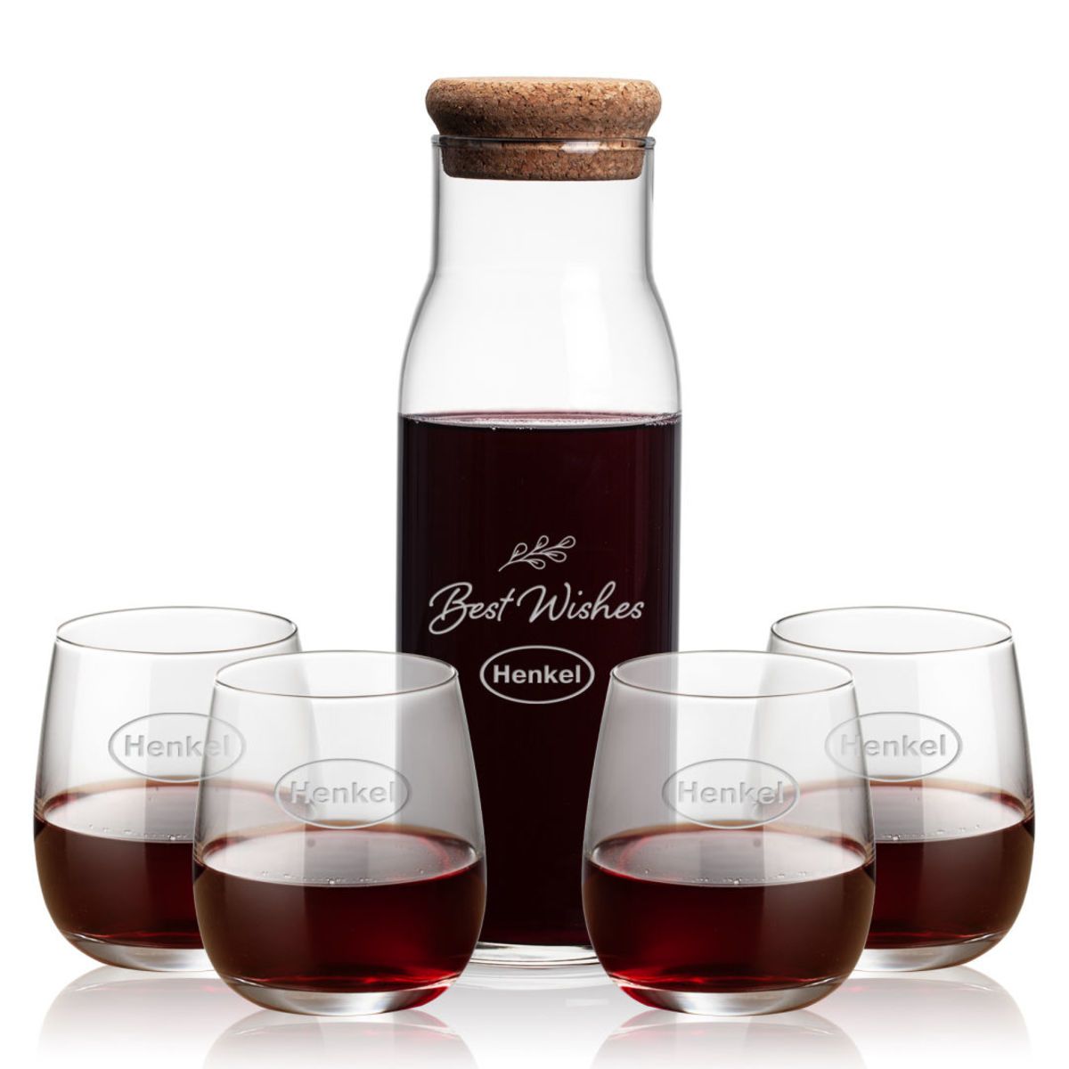 Aviston carafe crestview stemless wine | Inkmule