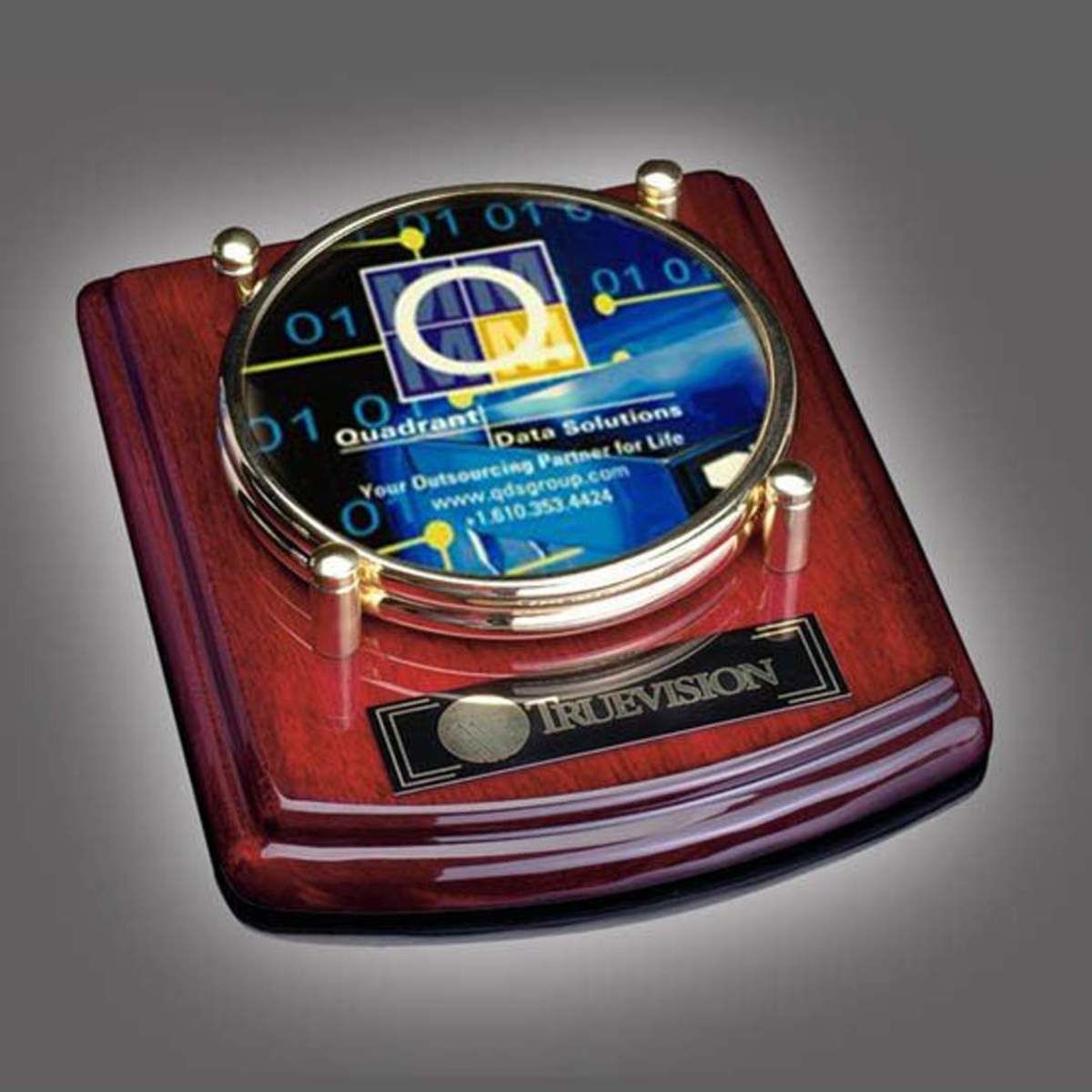 Waterbury Full Color Coaster - Gold | Corporate Specialties