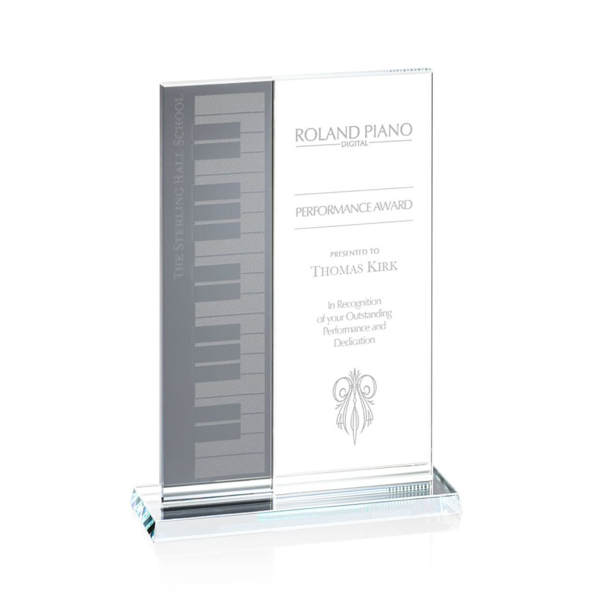 Promotional Composite vertical award - grey Personalized With Your ...