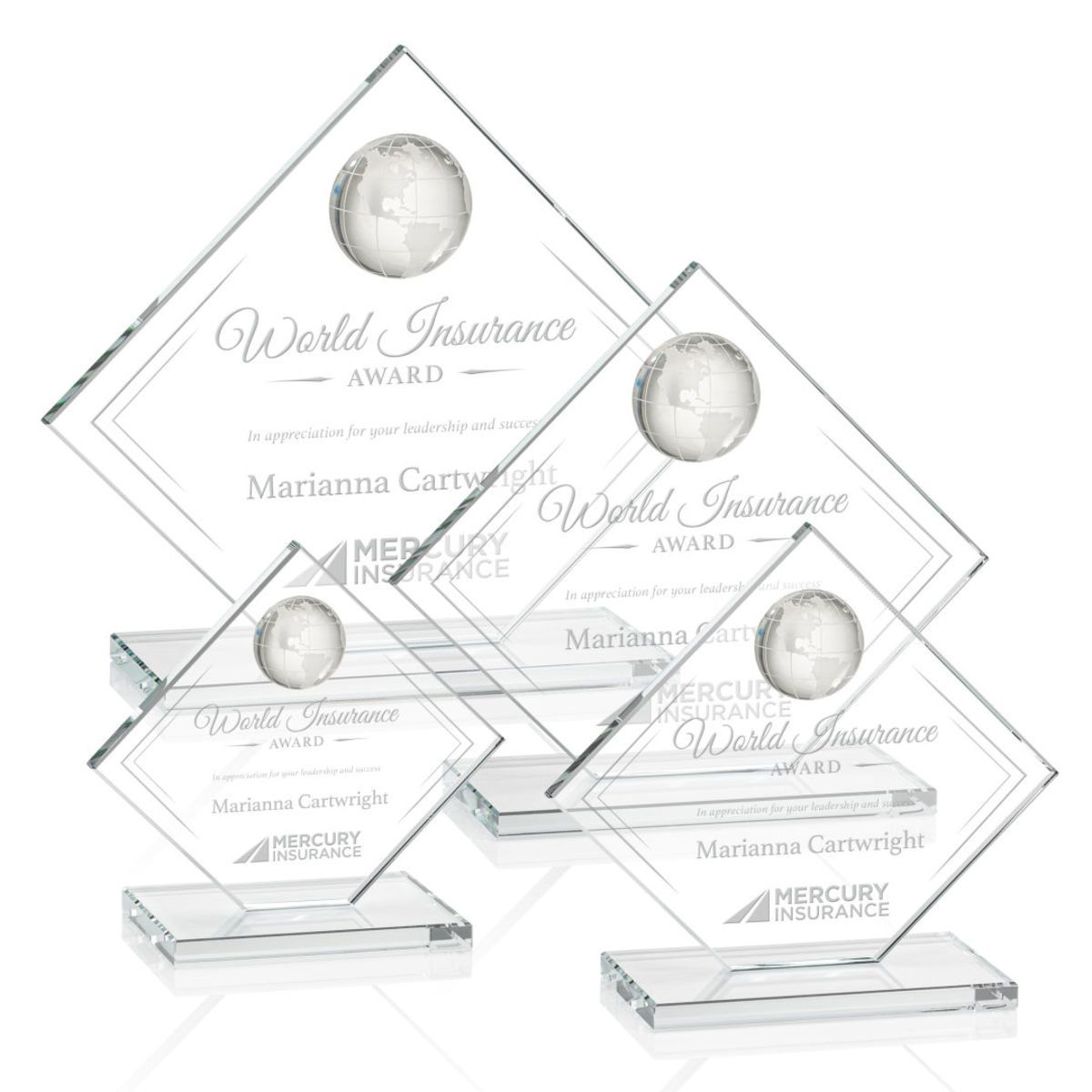 Ferrand Globe Award - Clear | Order Swag