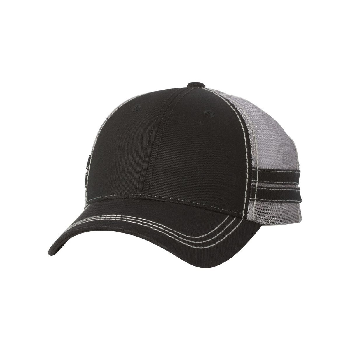 Promotional Striped trucker cap - 9600 Personalized With Your Custom Logo