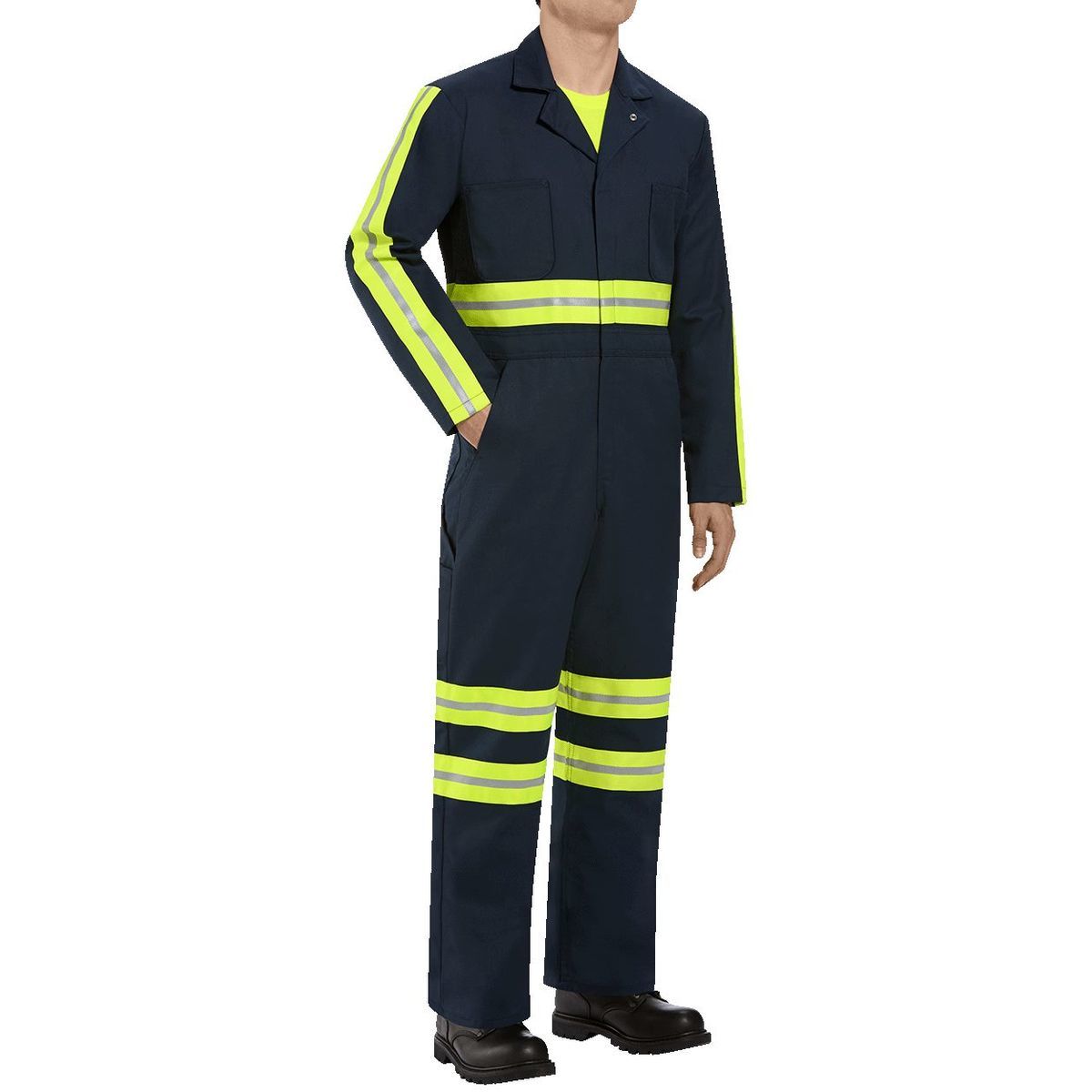 Custom Enhanced visibility action back coverall - long sizes - ct10enl ...