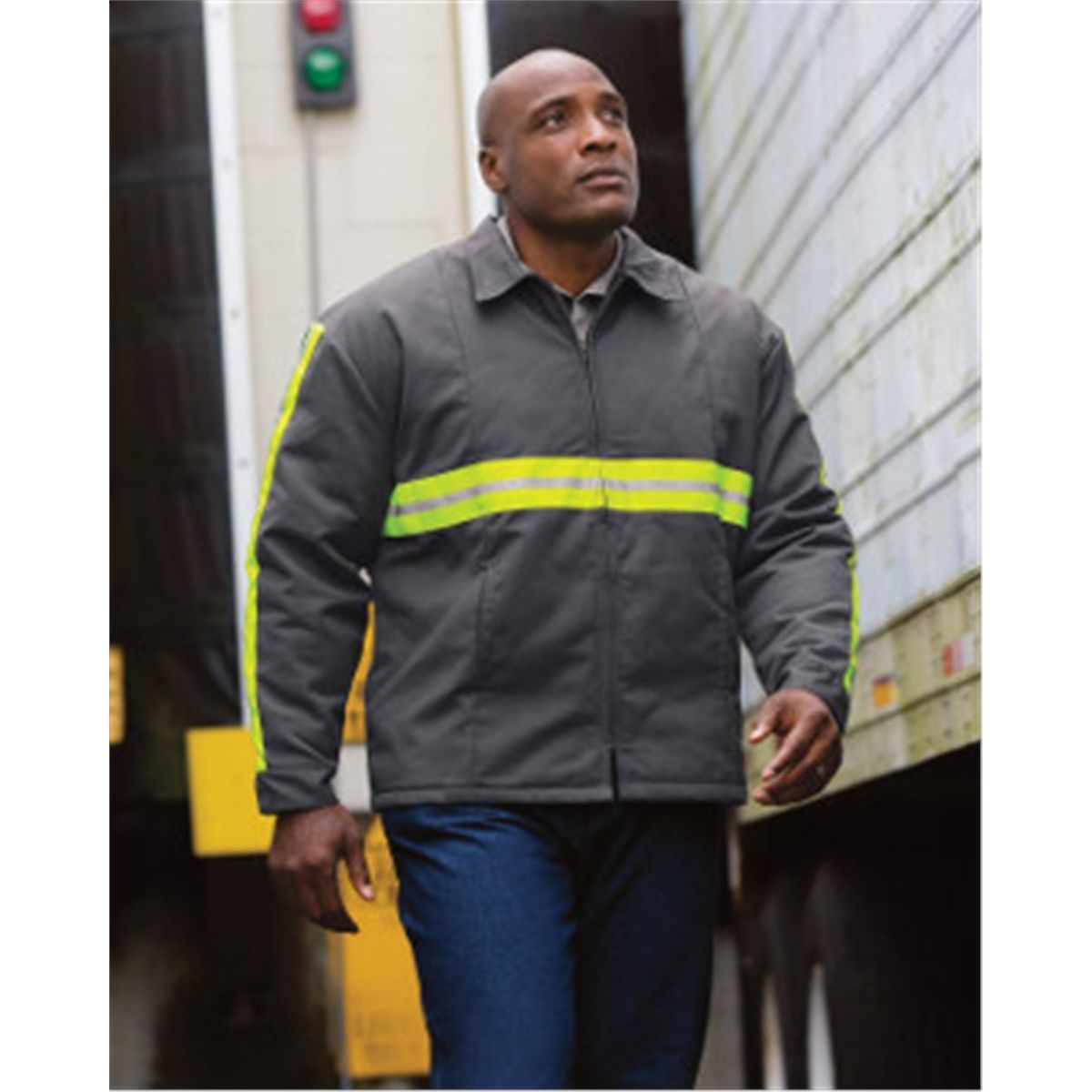 Enhanced visibility perma-lined panel jacket - long sizes - jt50enl ...