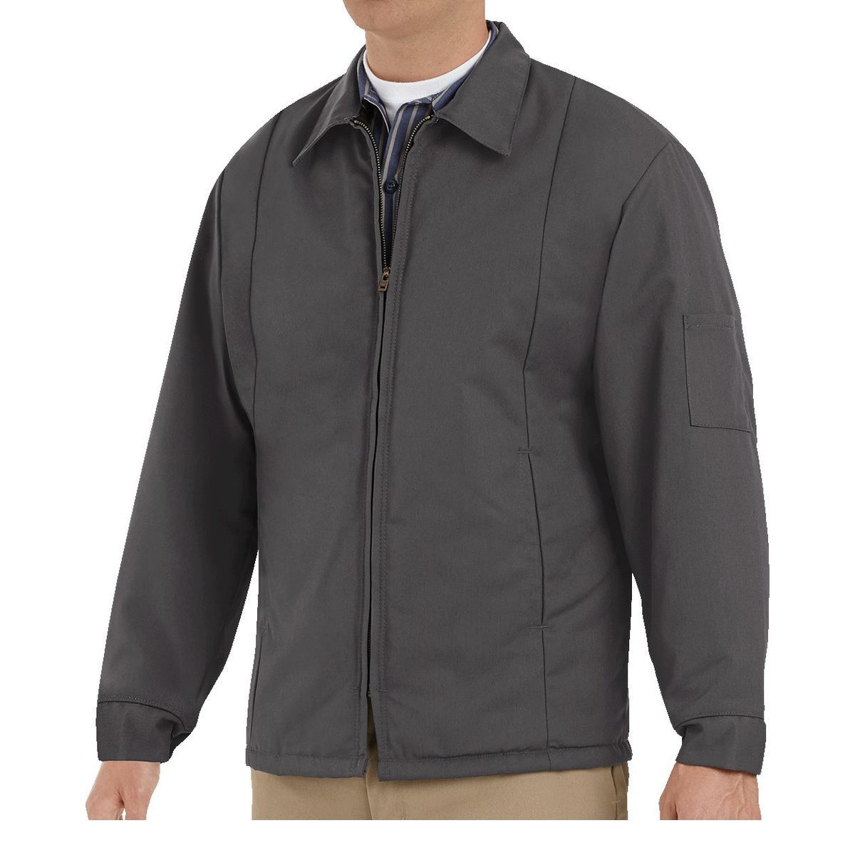 Custom Perma-lined panel jacket long sizes - jt50l Brand Merch ...