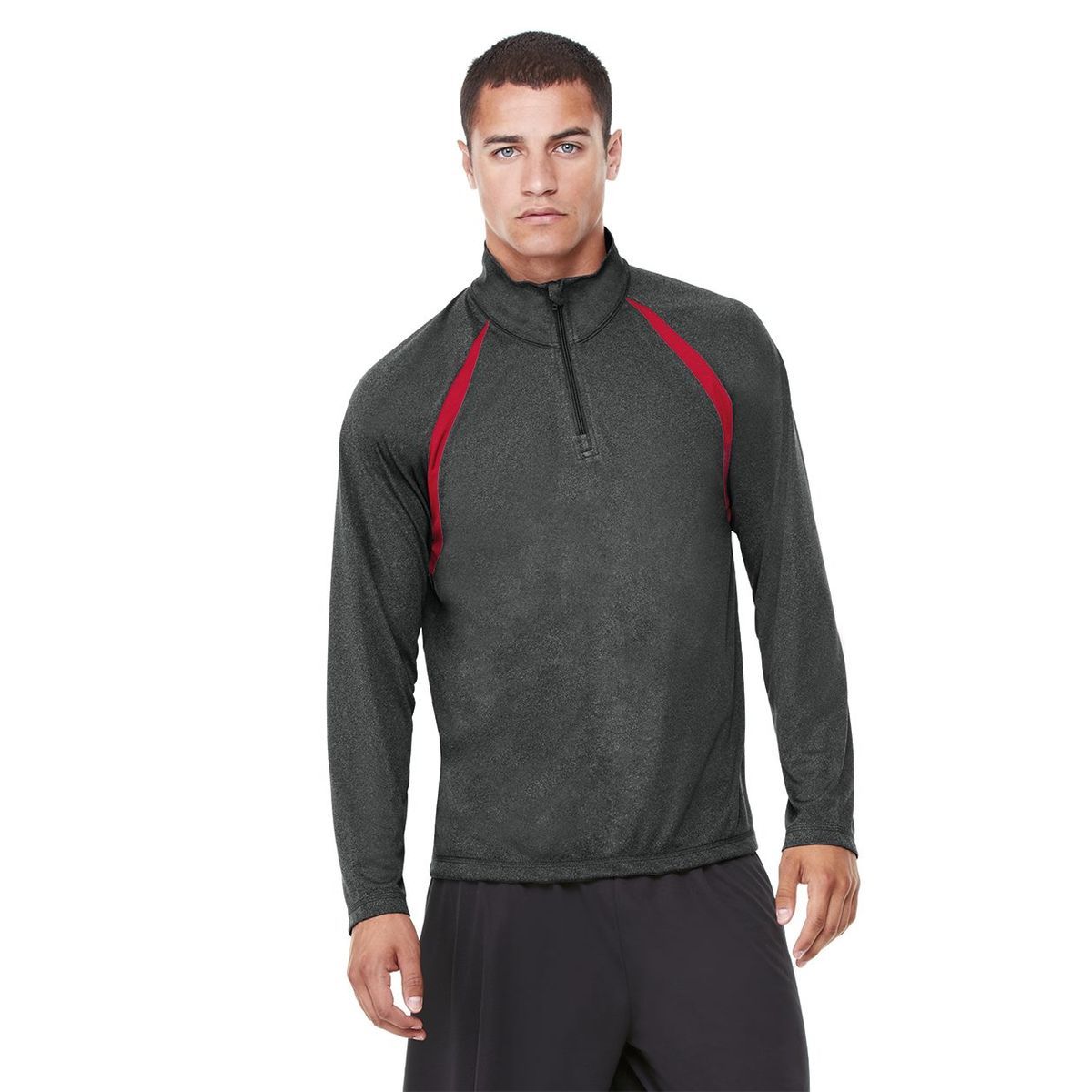 Promotional Quarter-zip lightweight raglan pullover - m3026 ...