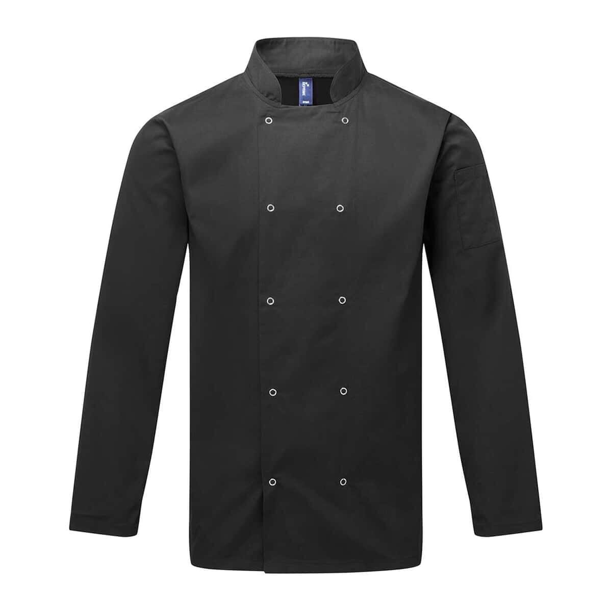 Unisex Ten Studded Front Chef Coat - RP665 | Inkmule