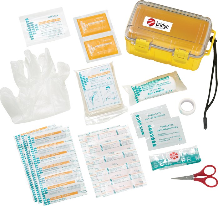 37 piece waterproof first aid box | Order Swag