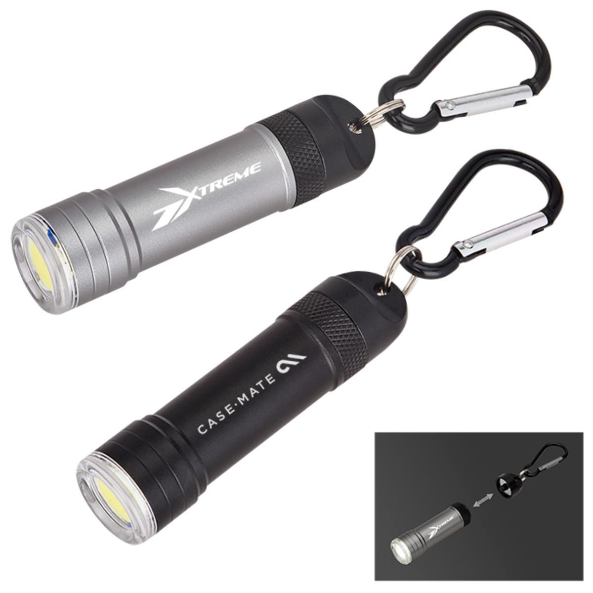 Magnetic quick release flashlight with carabiner | Order Swag