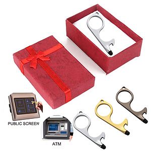 True Multitool No Touch Door Opener Tool Handheld EDC Keychain Tool ...