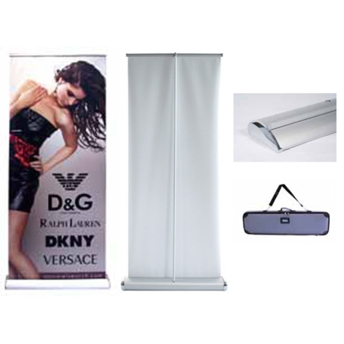 Orient 24" retractable banner stand | Order Swag