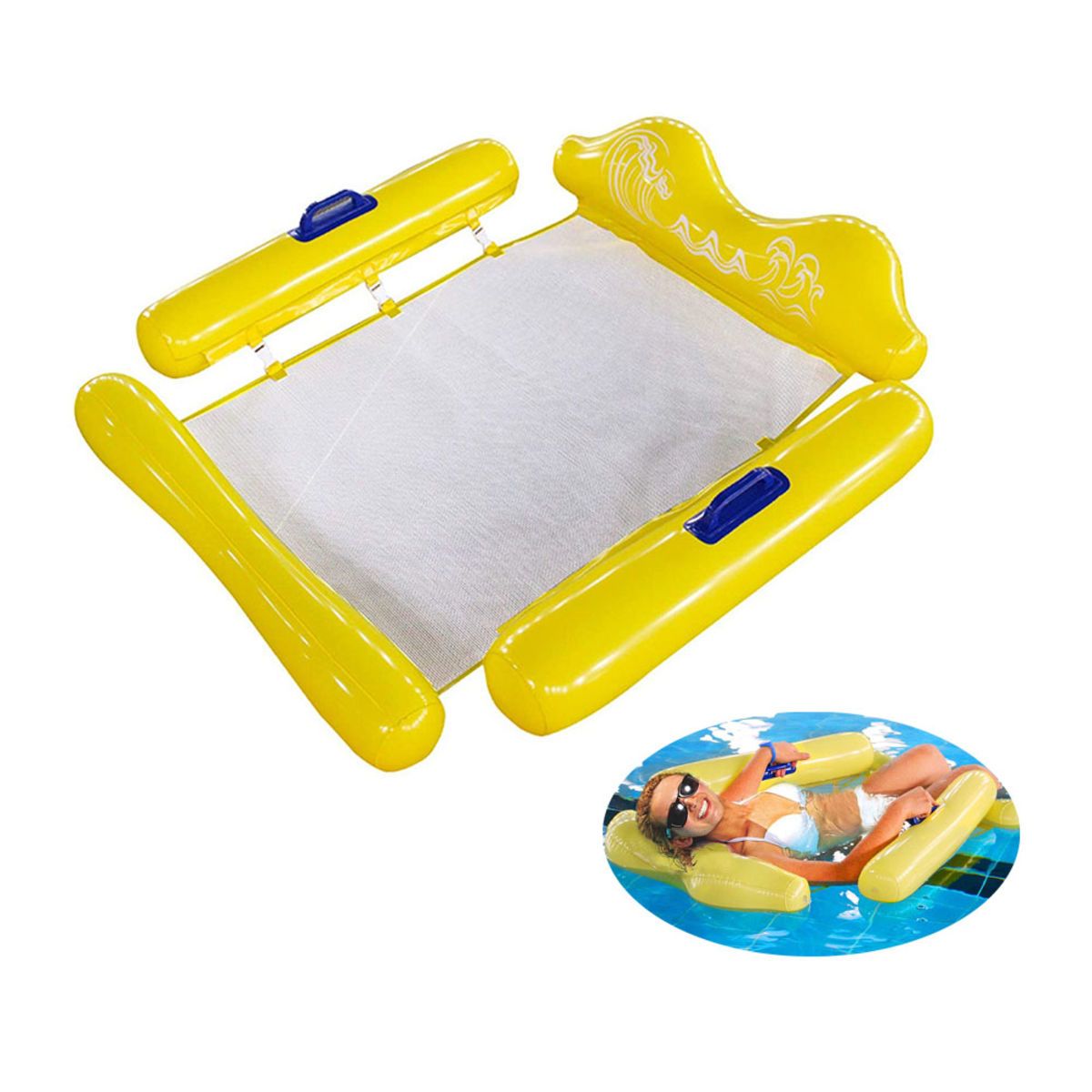 Inflatable swimming floating chair pool float lounge | Corporate ...