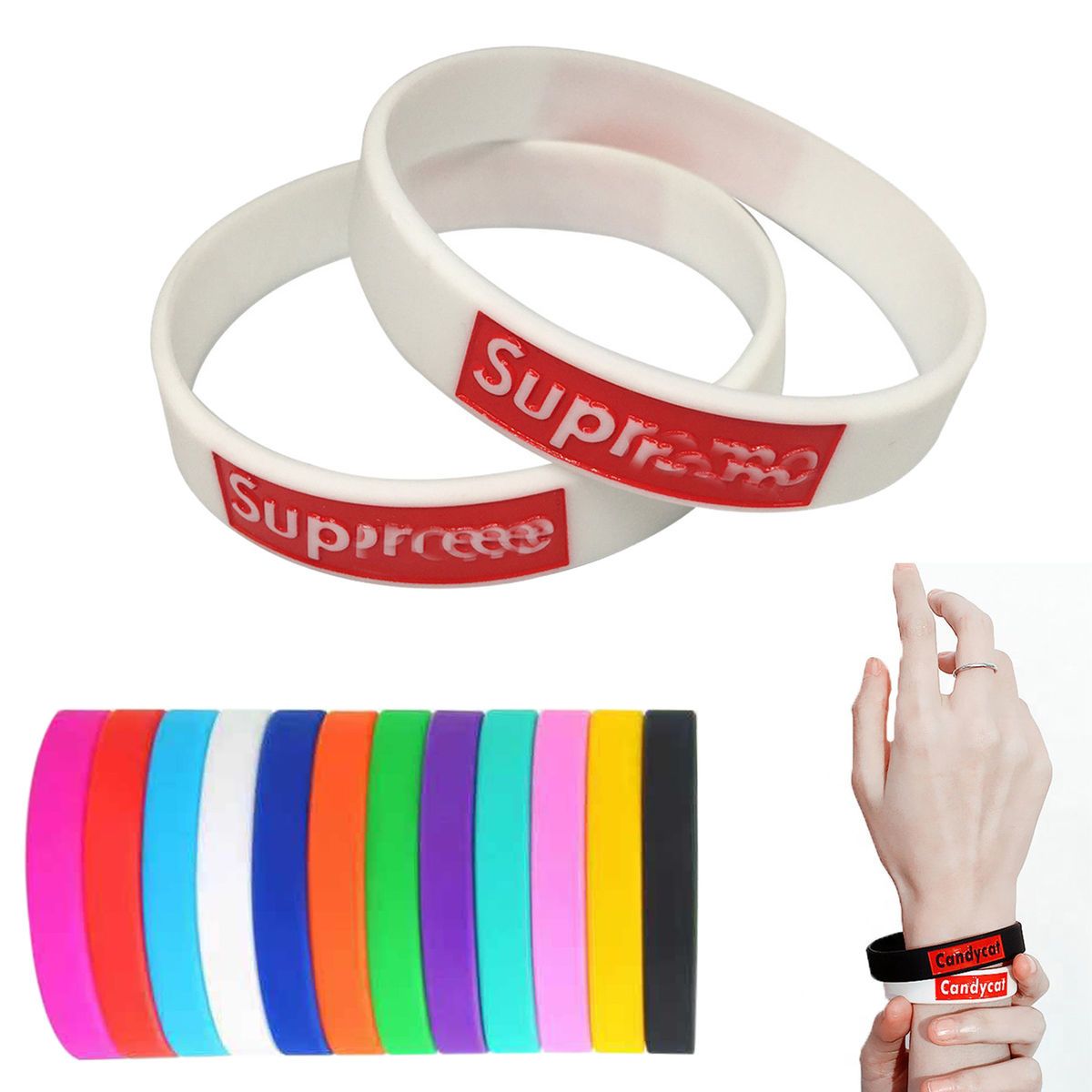 Promotional Custom Printed Silicone Wristbands Personalized With Your ...