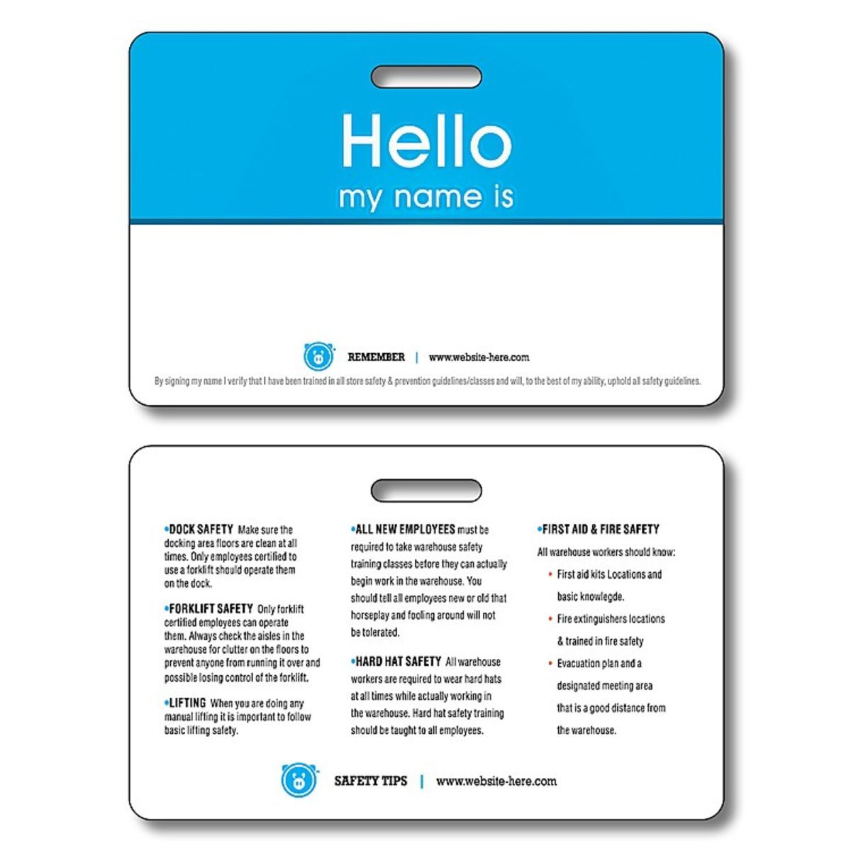 Plastic I d wallet Card With Punch 2 125x3 375 14 Pt Corporate